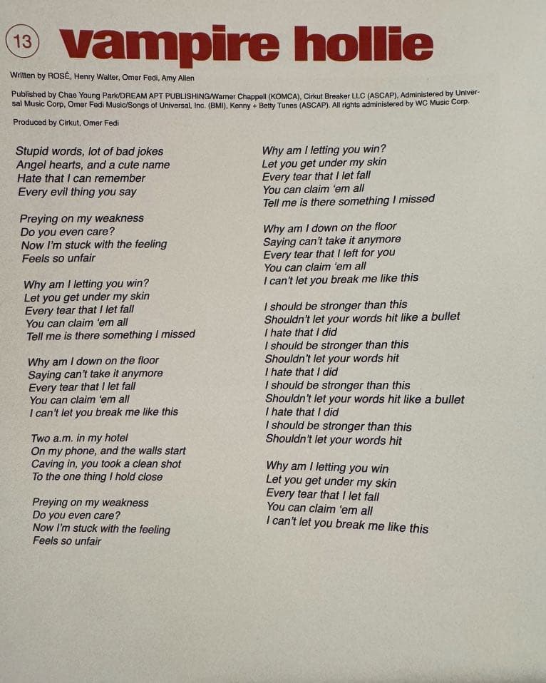 #分享 ROSÉ - vampirehollie - BLACKPINK板 | Dcard