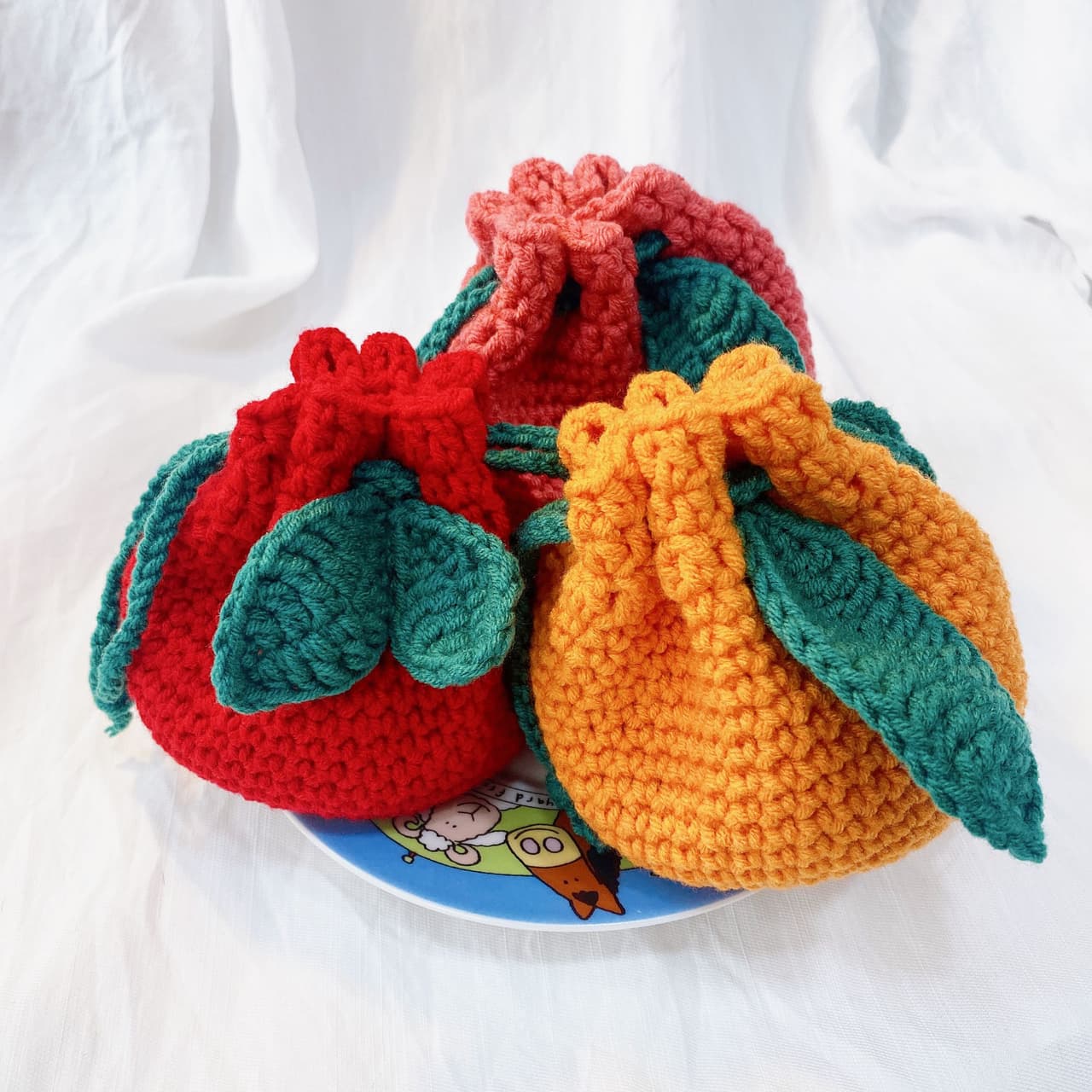🍎《小農場》毛線水果束口袋 🍎 - 蔓蒂 ♡ (@mandy_mmm) | Dcard