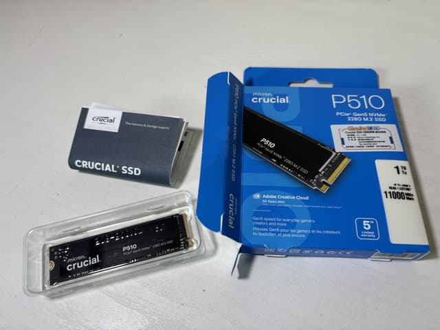 「2025 的下半年 Gen 5 SSD 值得入手嗎？」美光 Micron Crucial P510 1TB SSD 開箱評測 - 3C板 | Dcard