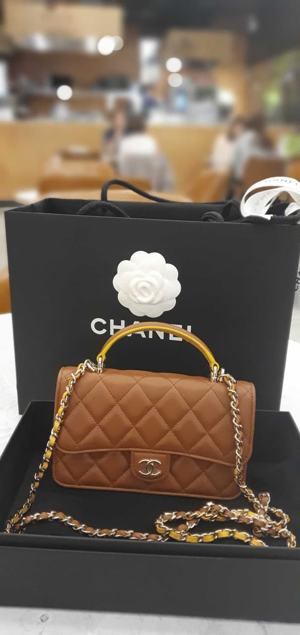 #開箱 Chanel Mini coco handle 手機包 - 精品板 | Dcard