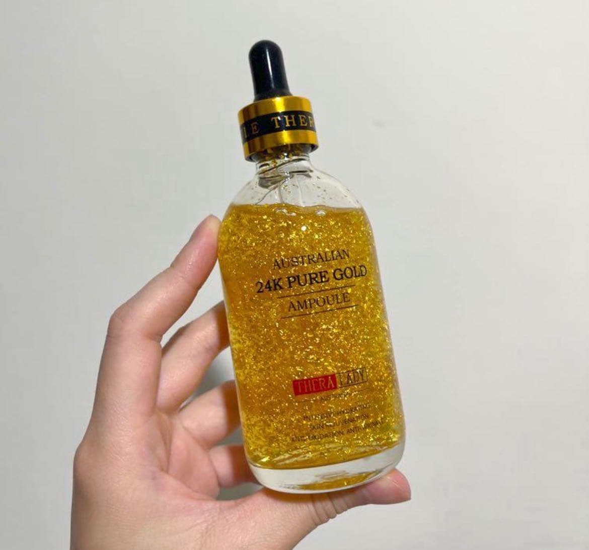 #我要賣 全新 THERA LADY 24K奈米金箔精華液 100ml （售出） - 二手交易板 | Dcard