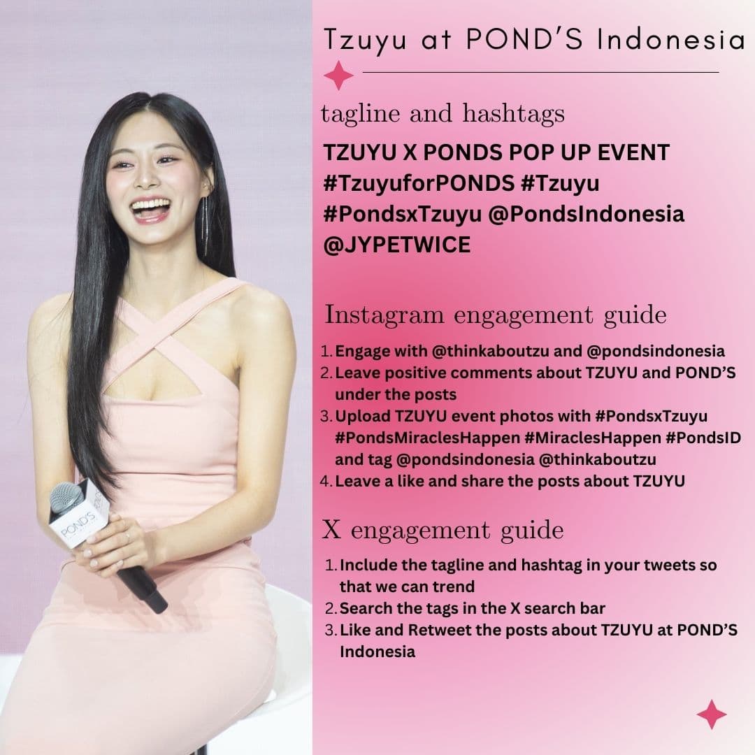 #分享 子瑜POND'S印尼快閃活動＆見面會 - TWICE板 | Dcard