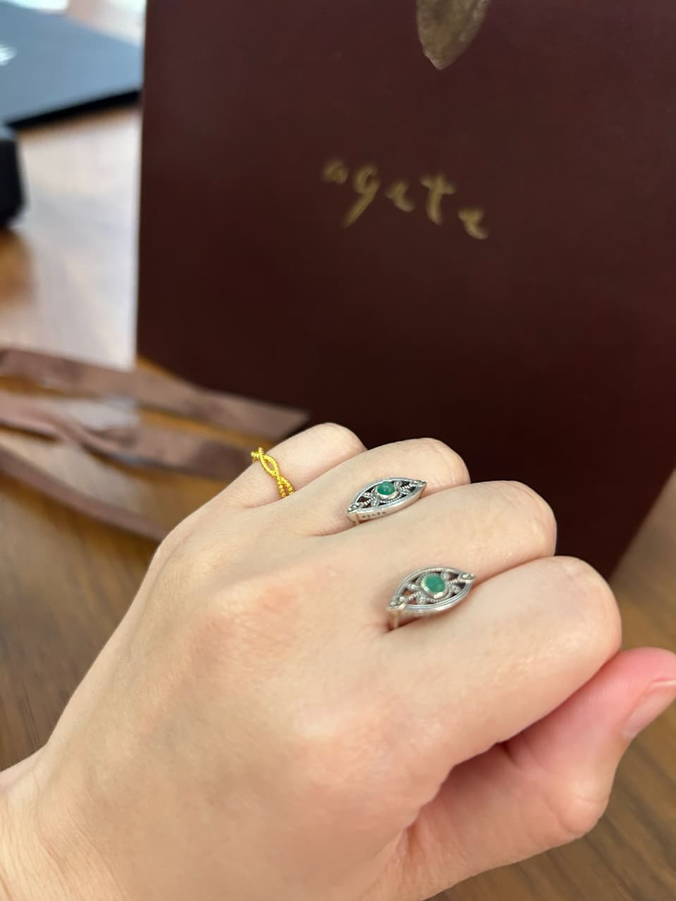 #分享 agete 戒指及週年限定耳環 - 珠寶飾品板 | Dcard