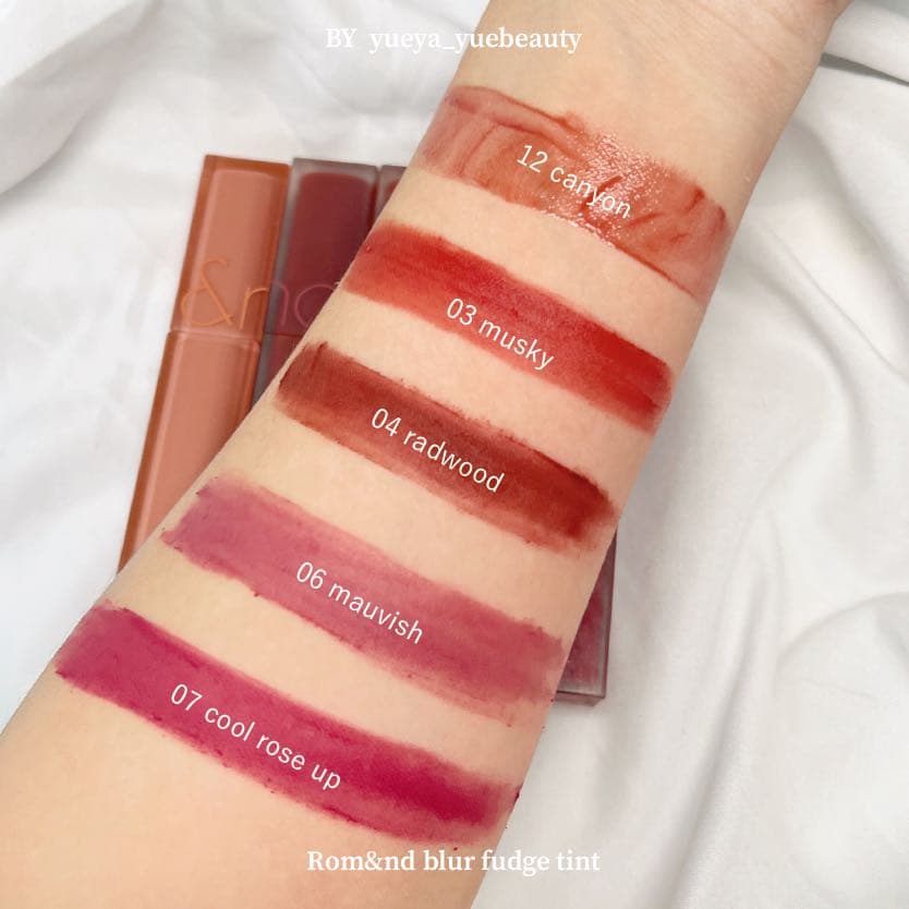 #試色 我的21隻romand全試色 你pick哪隻！ #韓系生活提案 - 美妝板 | Dcard