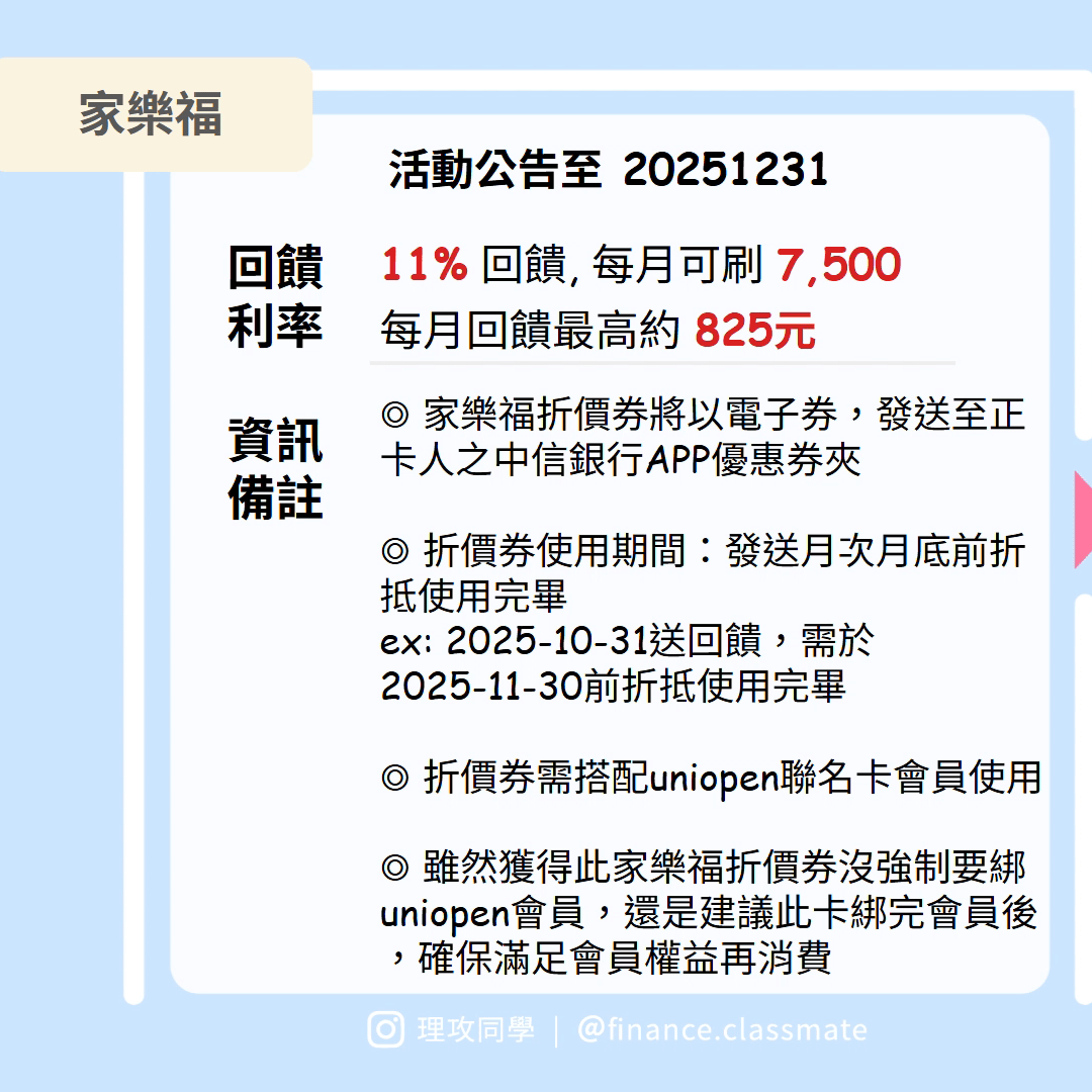 #情報 中信UniOpen卡，最高回饋11%，卡片詳細介紹全在這篇 - 信用卡板 | Dcard