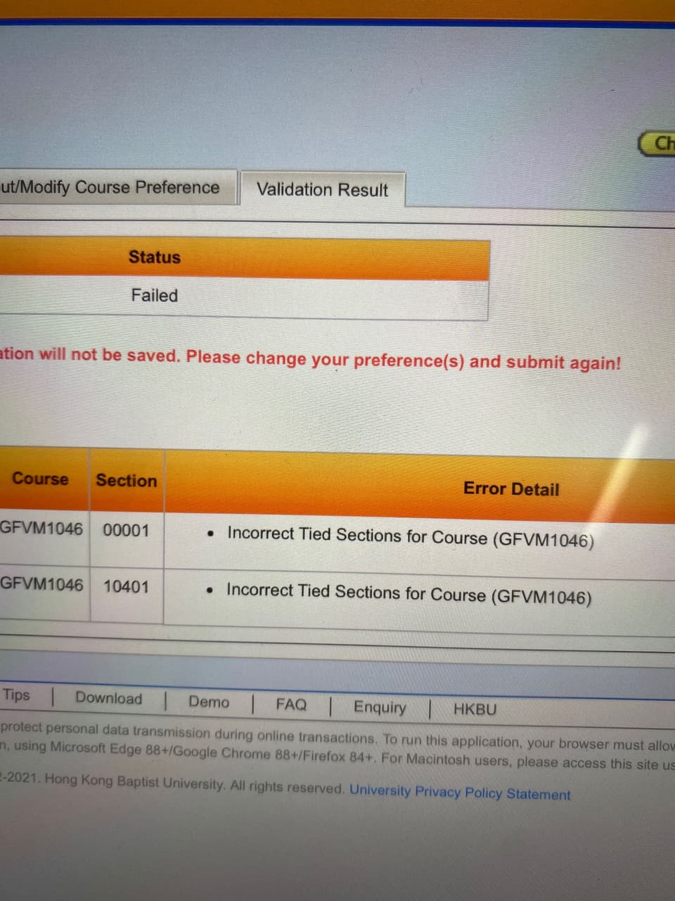 pre reg求救 - 香港浸會大學板 | Dcard