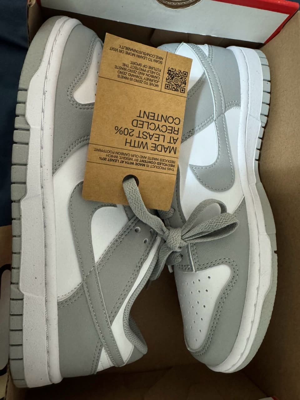 #我要賣 NIKE DUNK LOW NEXT NATURE 灰白色（售出） - 二手交易板 | Dcard