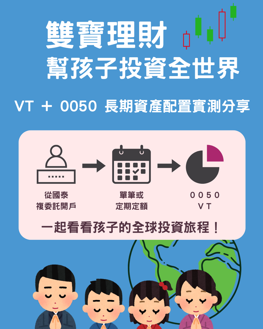 雙寶理財｜幫孩子投資全世界！VT+0050 實測分享 - 雙寶老爹 (@baby2father) | Dcard