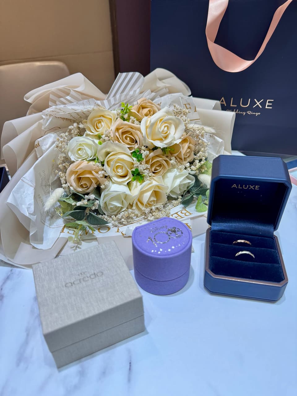 #分享 ALUXE 亞立詩對戒 - 結婚板 | Dcard