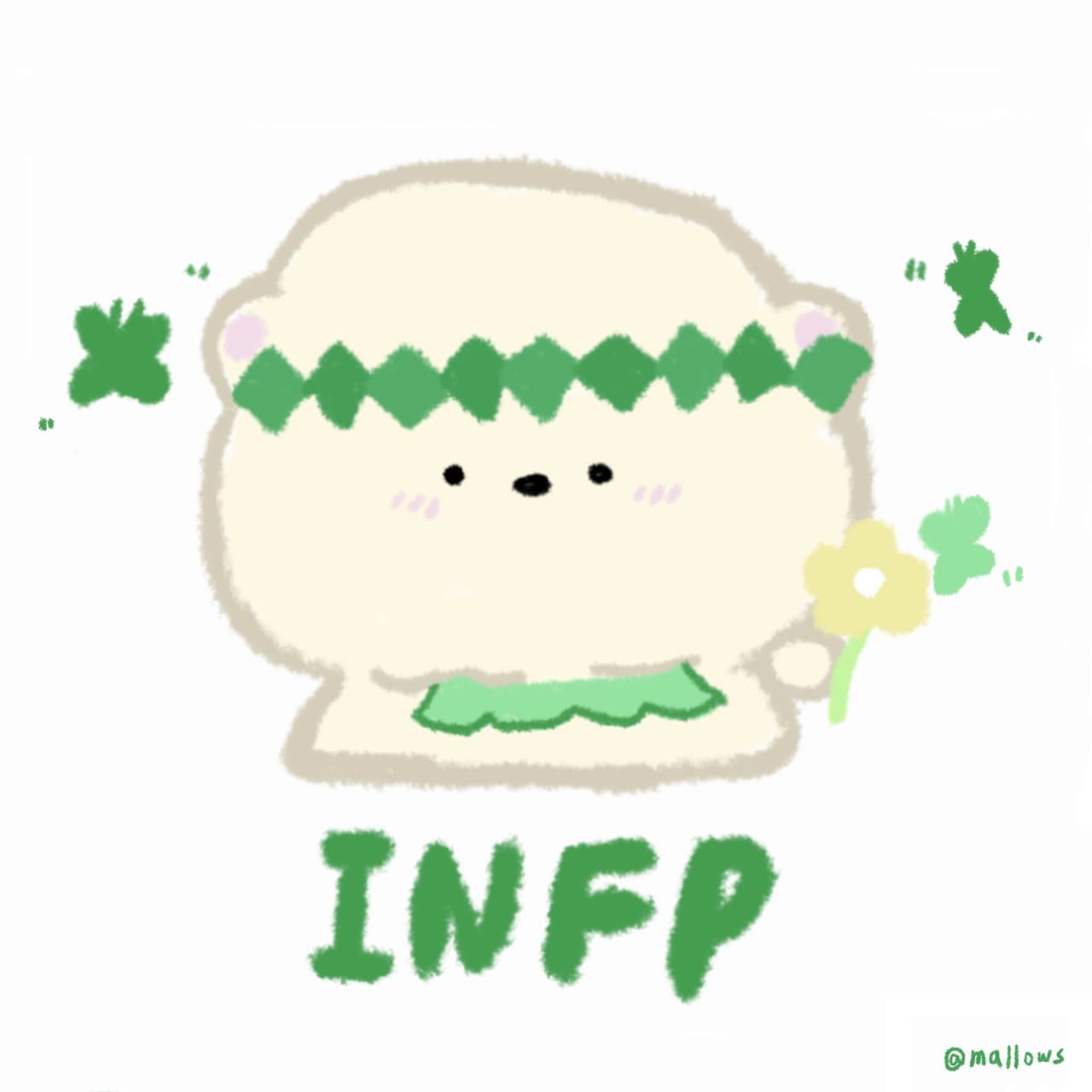 #插畫分享 MBTI小狗頭貼ꔛ☁️(˶ฅωฅ˵)🐾 - 小勺🐰 (@rabbitinthehole) | Dcard