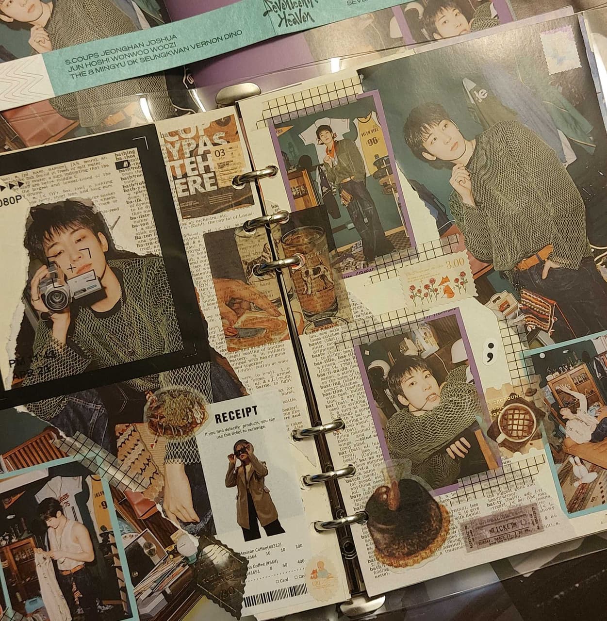 #分享 #分享 用空專製作 seventeen 手帳 👐 Part6 (文長圖多 - SEVENTEEN板 | Dcard