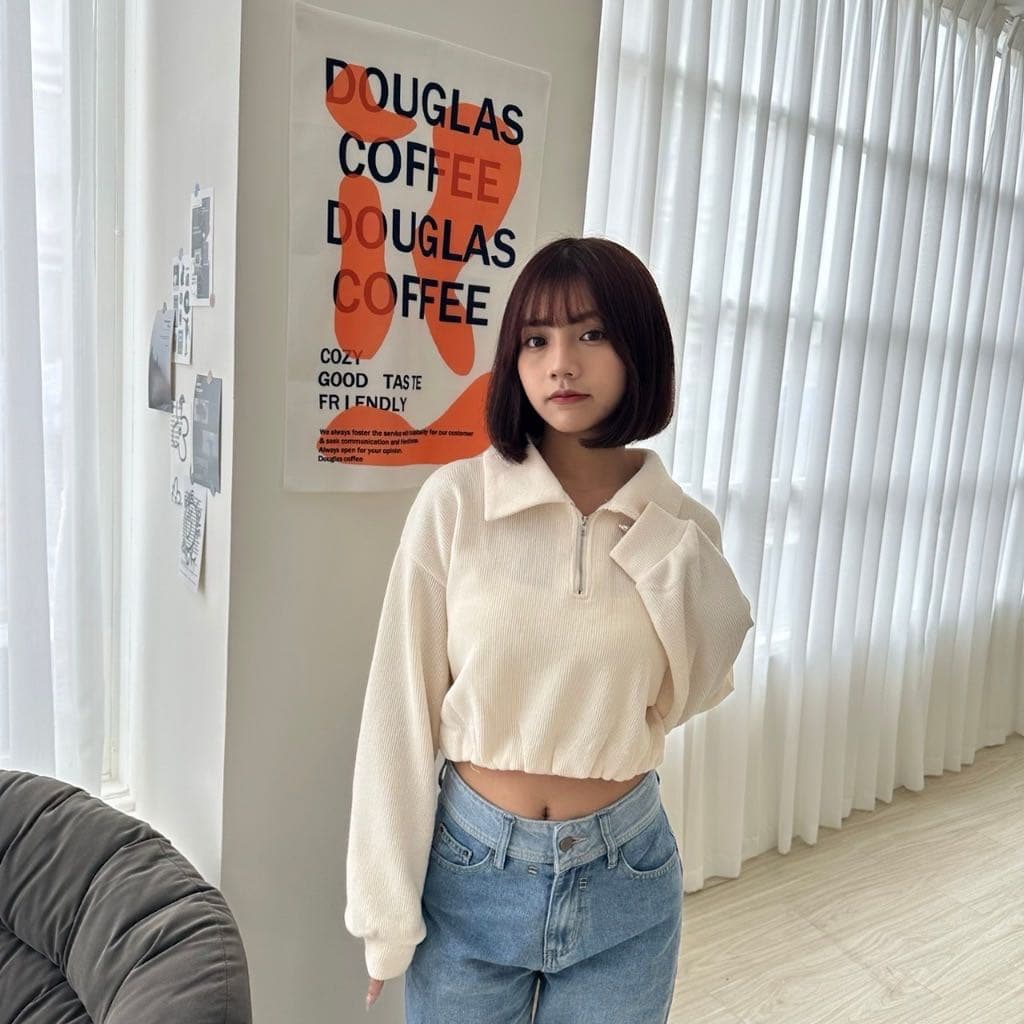 新品特價!!半島時光 拉鍊短版上衣 - 風一般的女子 (@crklyj) | Dcard