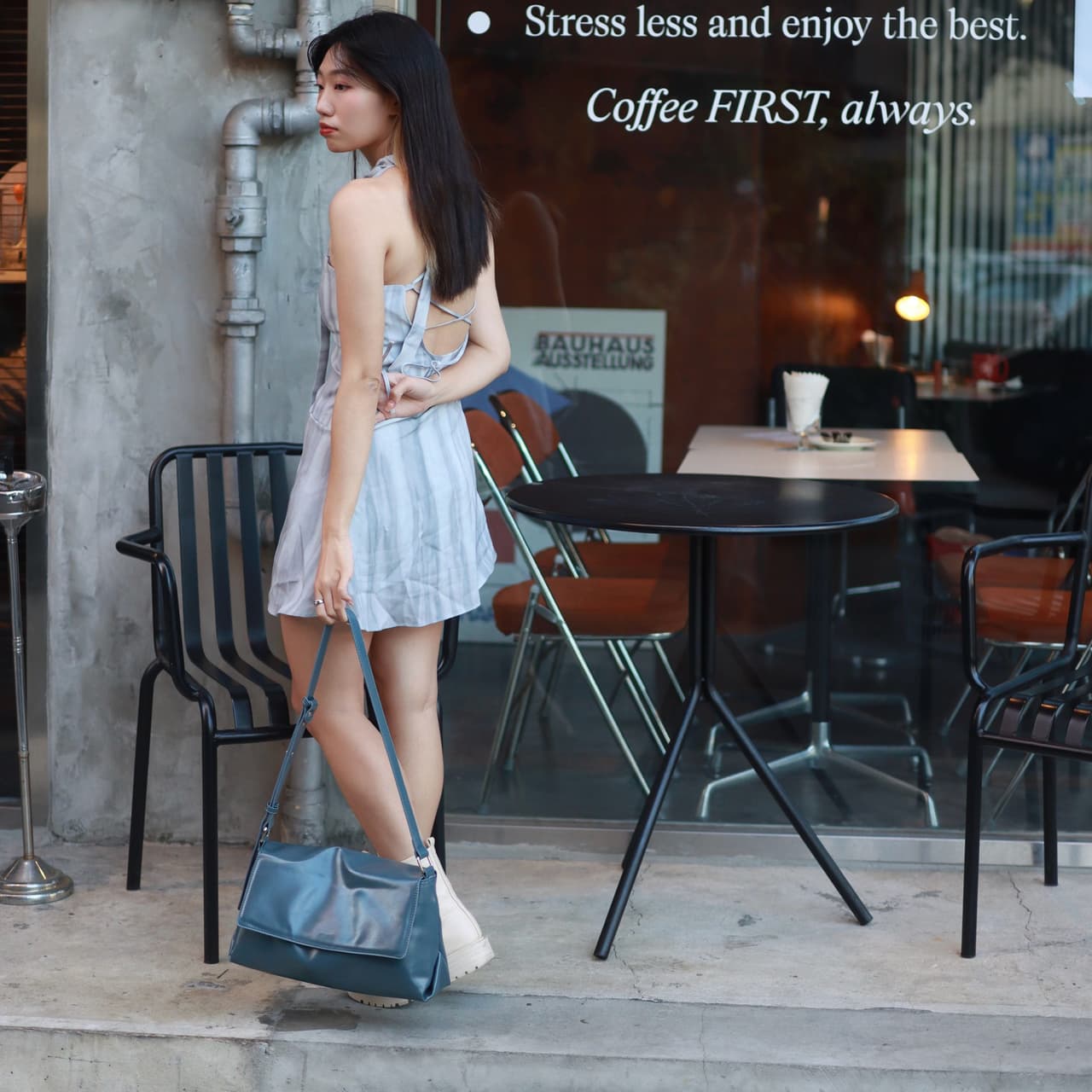 #分享 小個子155藍色系短裙穿搭🫐 - 穿搭板 | Dcard