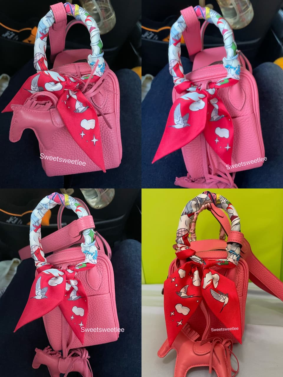 #開箱 Hermès Mini Lindy 8w粉💕twilly綁帶分享 - 精品板 | Dcard