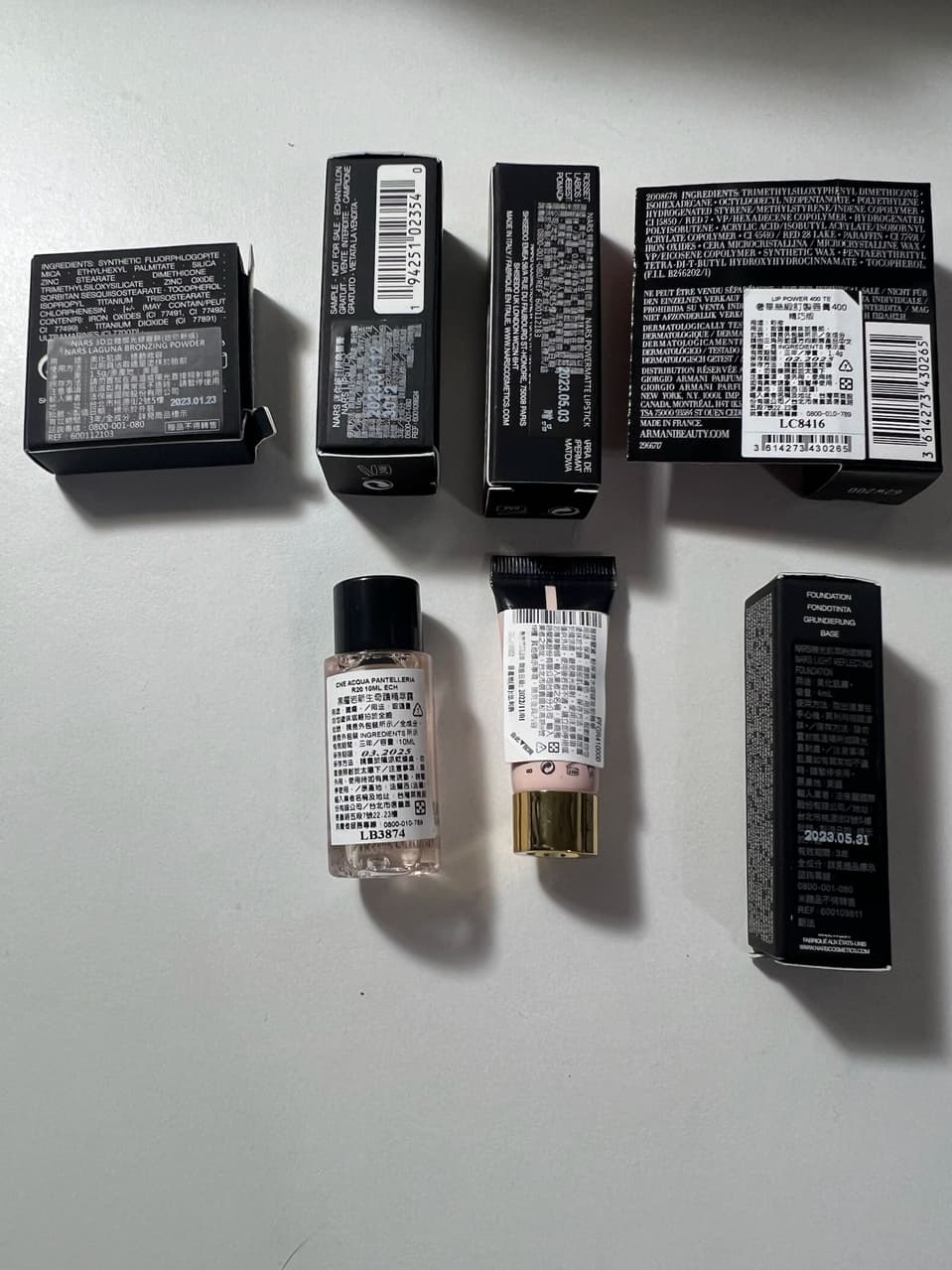#我要賣 專櫃小樣 碧兒泉、植村秀、NARS - 二手交易板 | Dcard