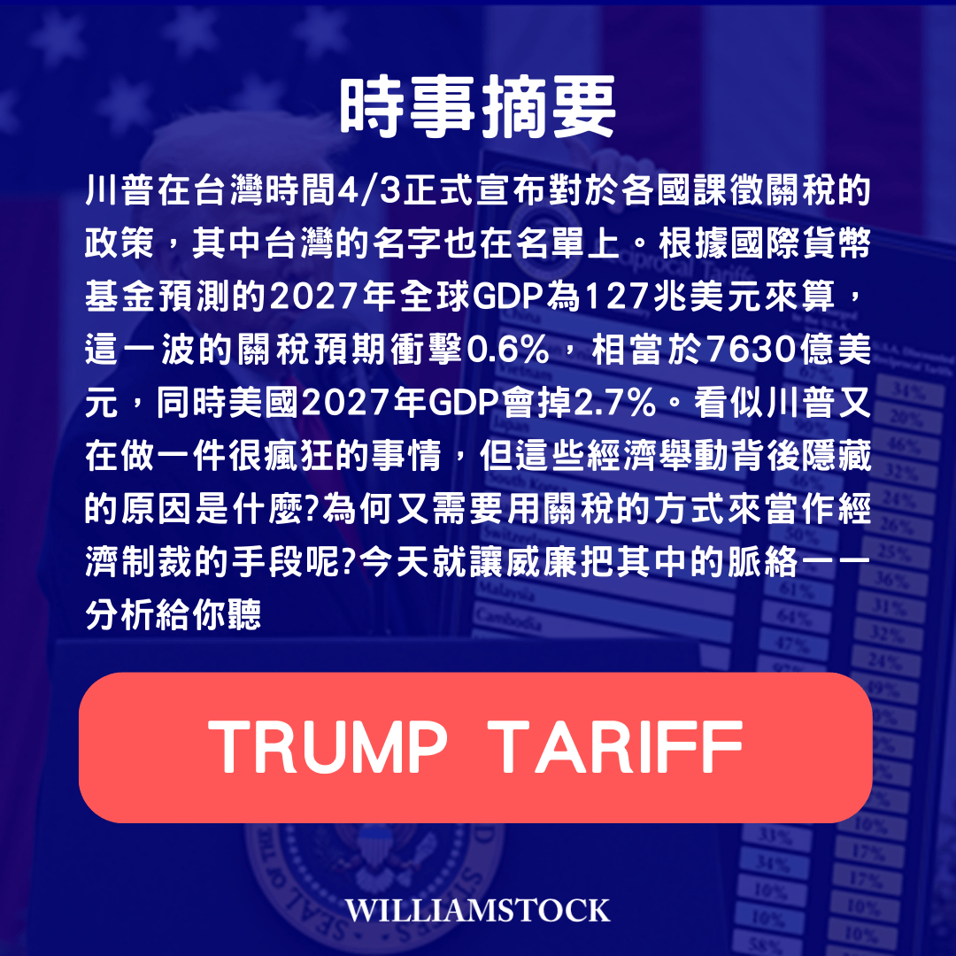 美國關稅 - 威廉史塔克 (@worldpeace180) | Dcard