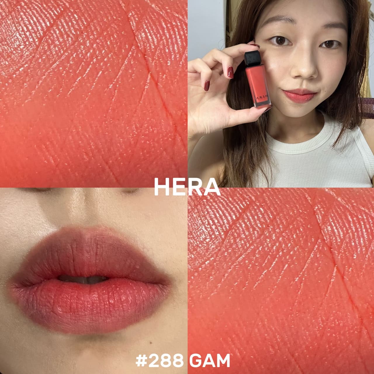 #試色 Jennie 同款唇膏💄 HERA 魅感致彩啞光唇釉 #435 #288 #499 #189 - 美妝板 | Dcard
