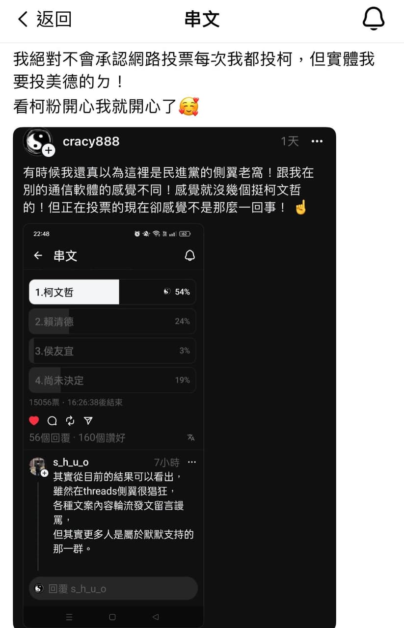 Thread的政治粉絲蠻可笑的 時事板 Dcard