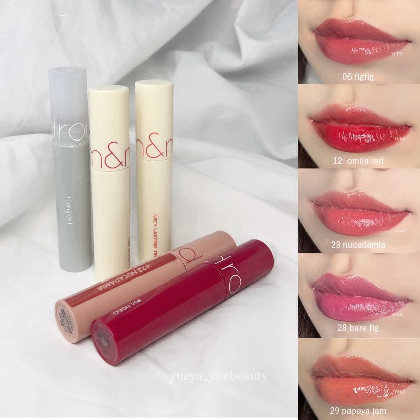 #試色 我的21隻romand全試色 你pick哪隻！ #韓系生活提案 - 美妝板 | Dcard