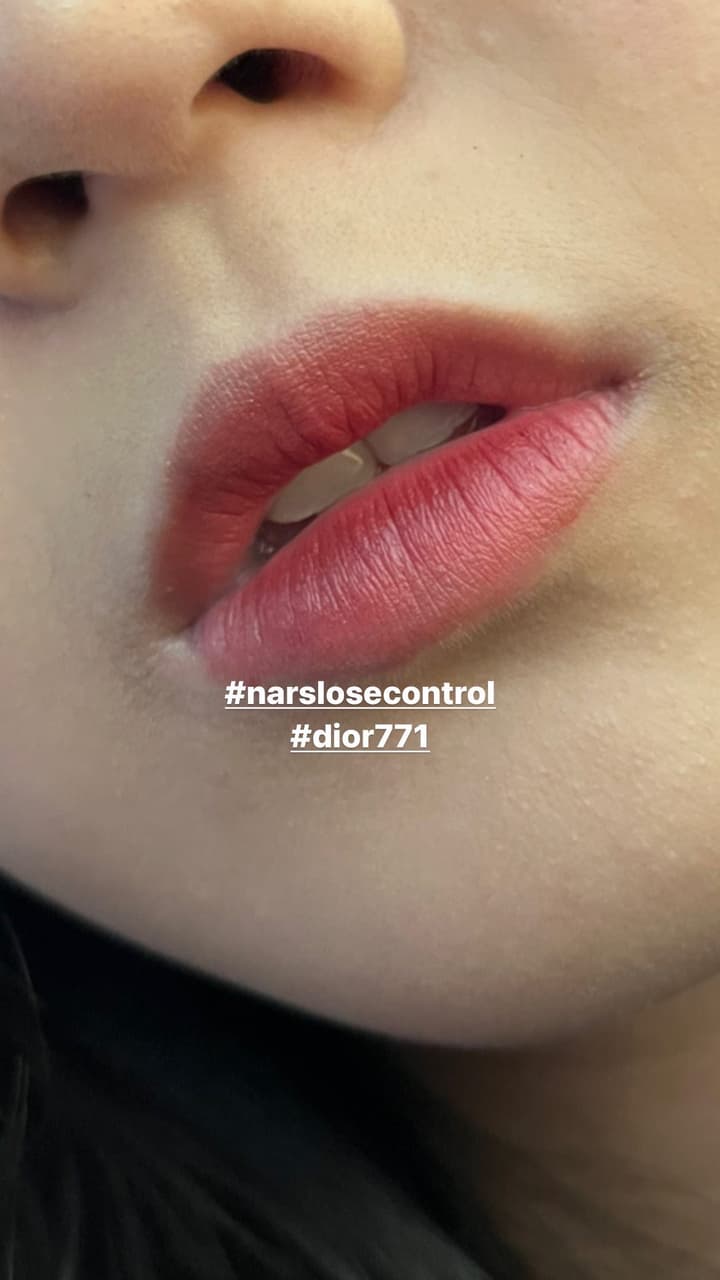 Dior、NARS唇釉疊擦不專業分享 - 美妝板 | Dcard