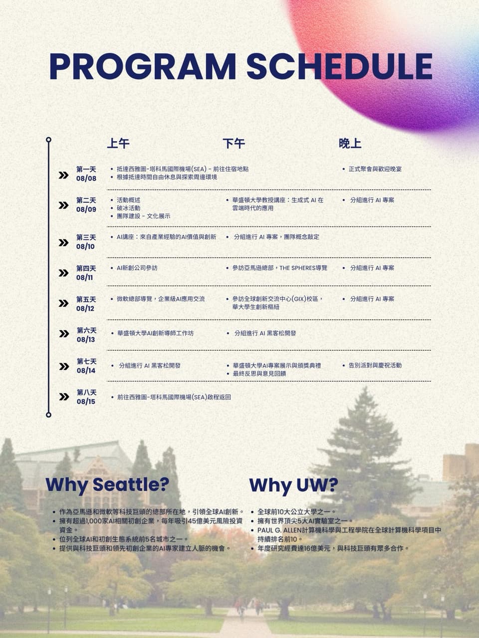 【活動資訊分享】西雅圖 AI 創新計畫 AI Innovation in Seattle - 大學生活板 | Dcard