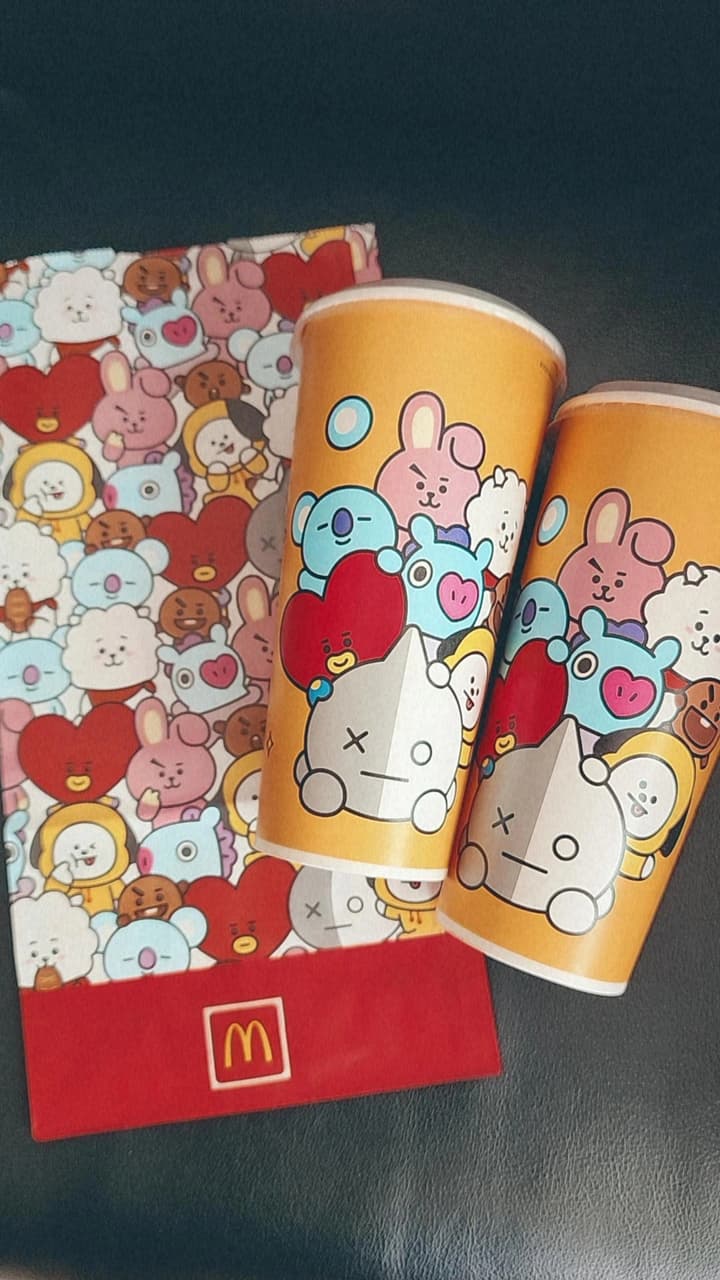 #集中討論 麥當勞韓風炸鷄腿攜手BT21快閃回歸！ - BTS板 | Dcard