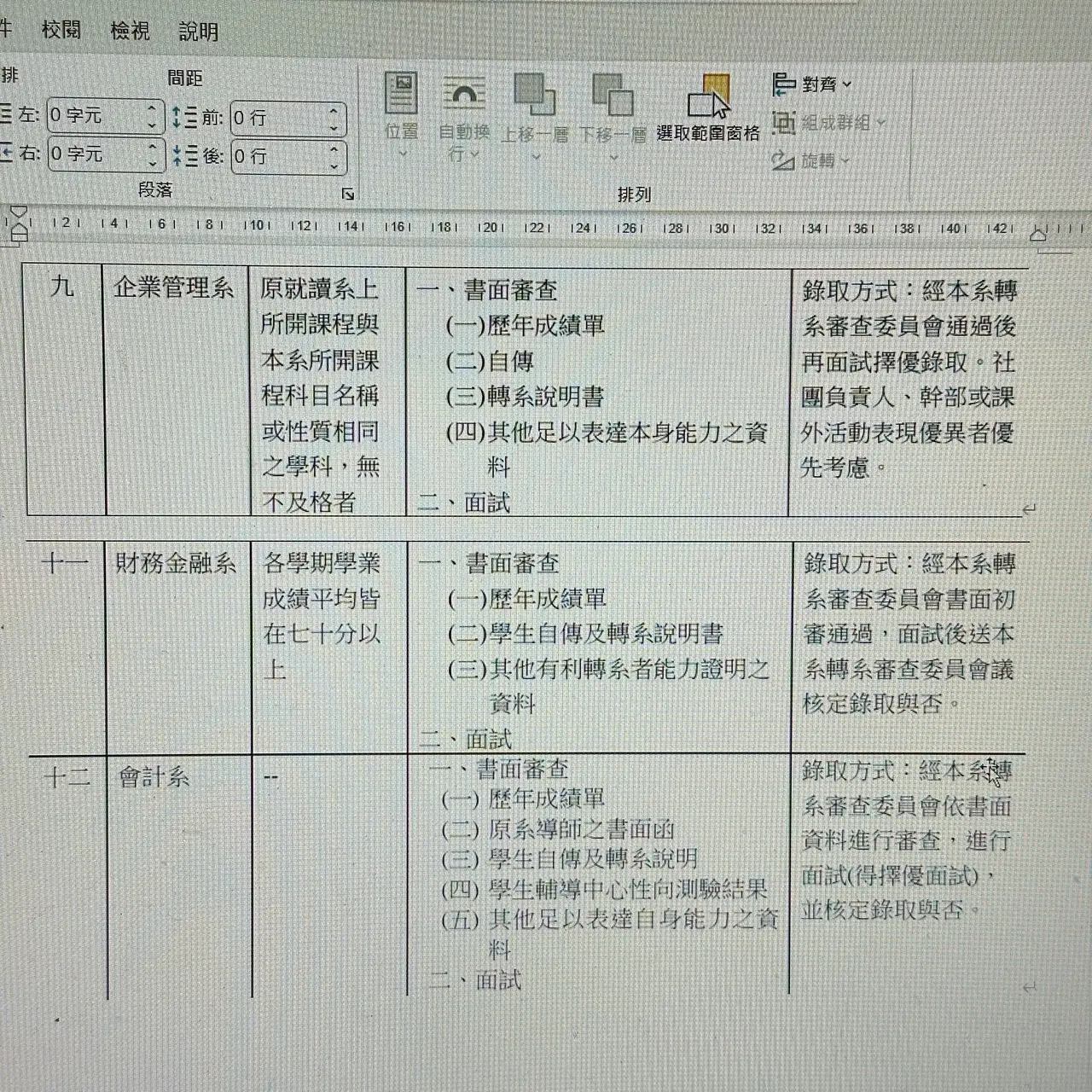 轉系問題 國立雲林科技大學板 Dcard