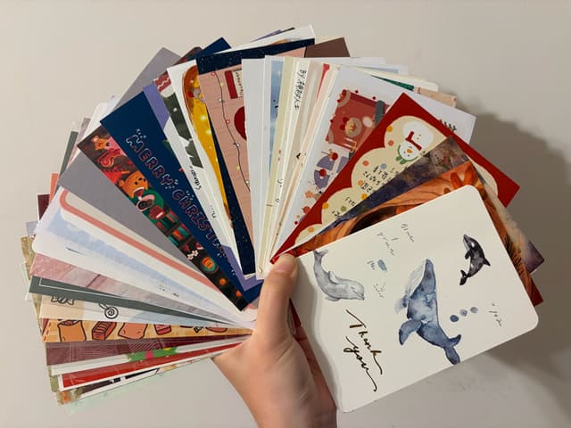 聖誕節來交換卡片吧🎄 - 魚餅乾 (@milk._.foodie) | Dcard