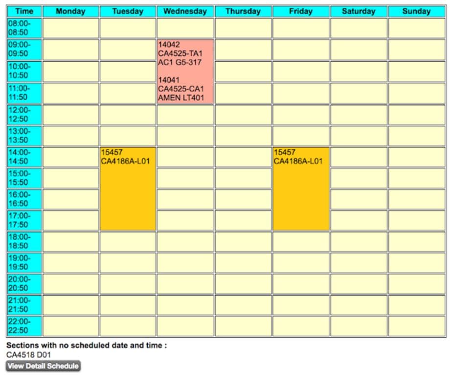 想問關於timetable顏色 - 香港城市大學板 | Dcard