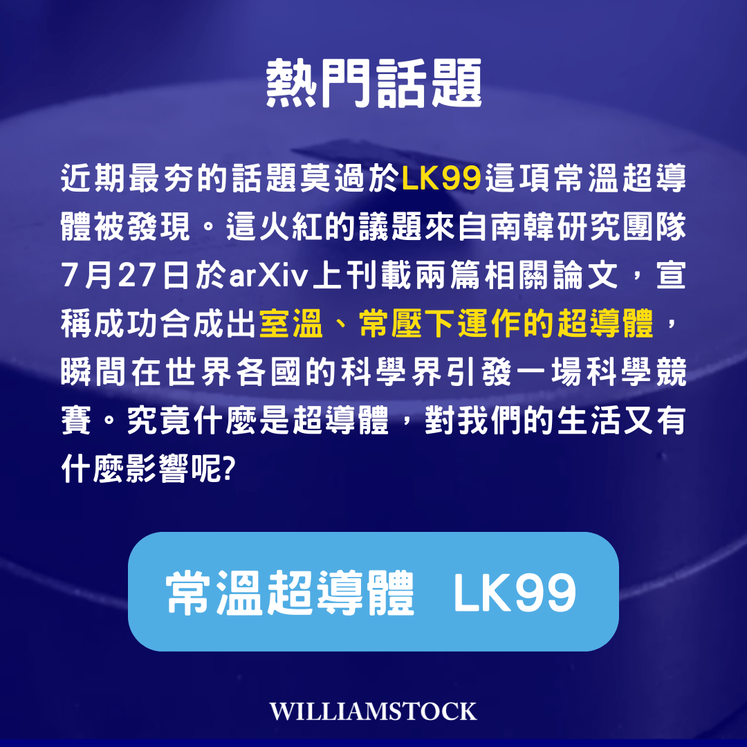 LK99常溫超導體 - 威廉史塔克 (@worldpeace180) | Dcard