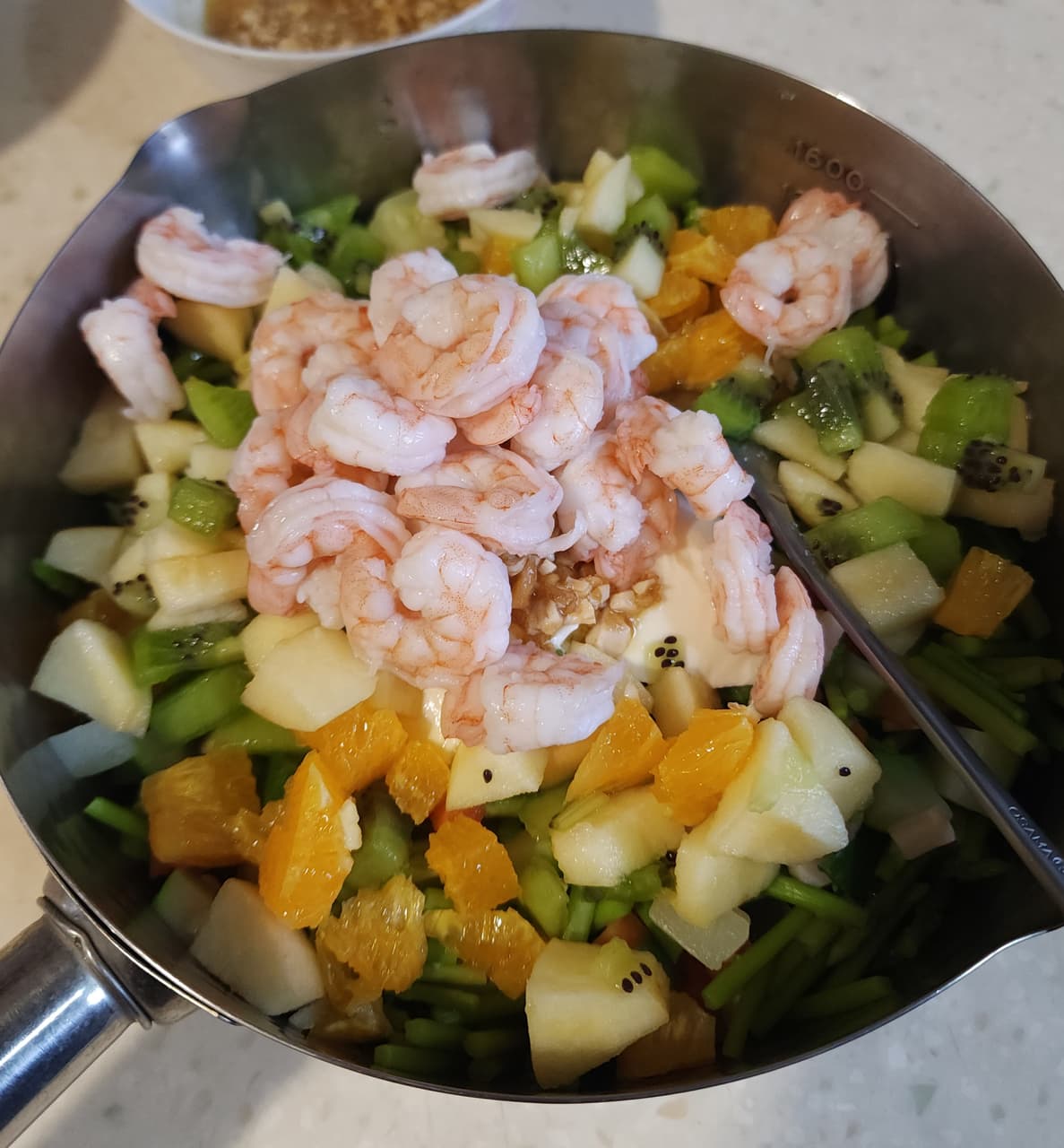 食譜:蝦仁蔬果優格 - 菇寶 (@zero__n) | Dcard