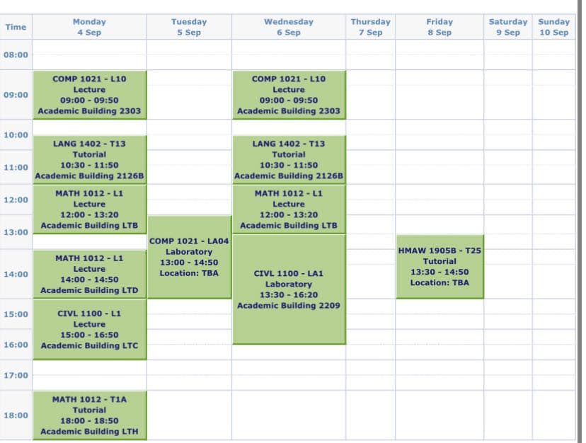 Year 1 Fall sem 14 credits 會太少嗎 - 香港科技大學板 | Dcard