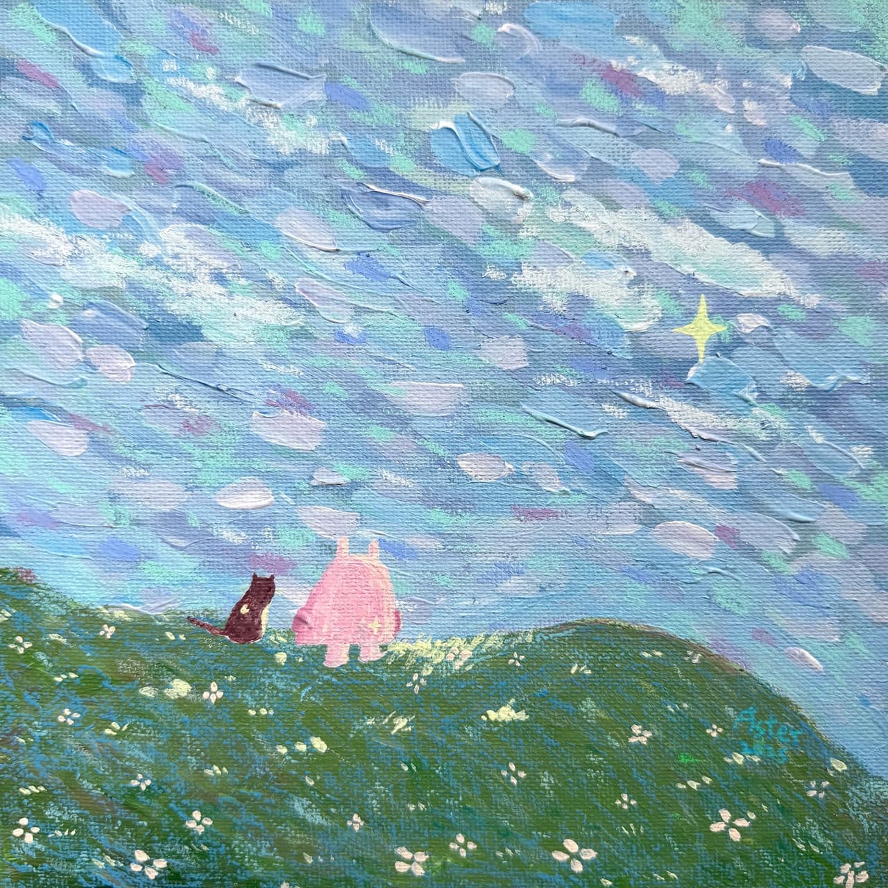 平靜的日子 - Aster🛸 (@aster_illus) | Dcard