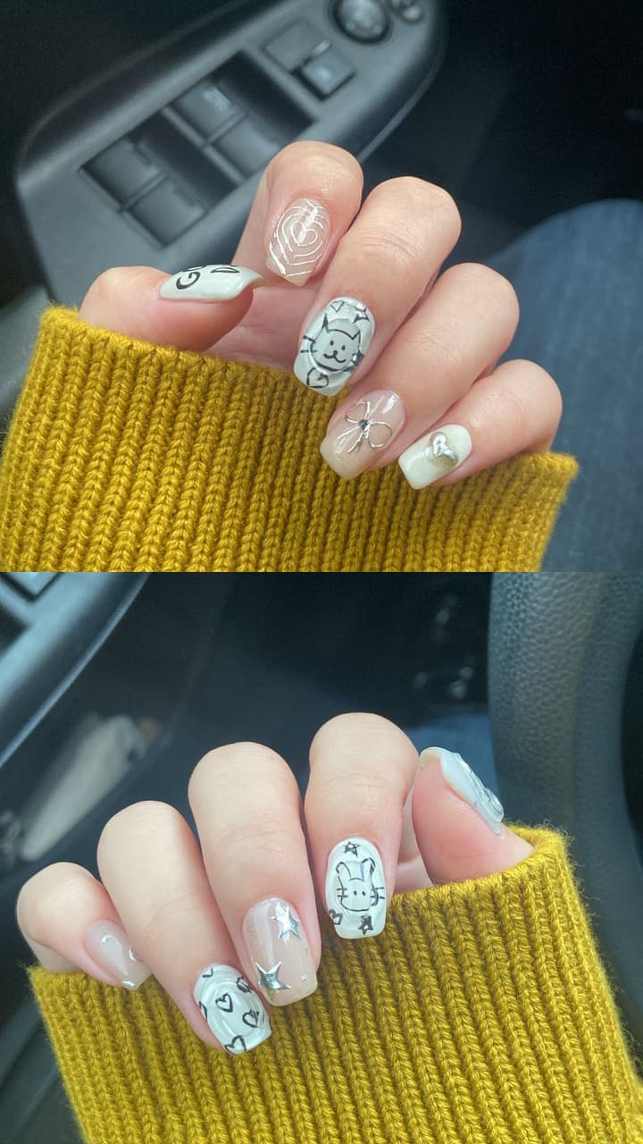 分享 9款美甲合輯💅做美甲真的是一年四季的快樂😌 Part8（圖文多） 美甲板 Dcard