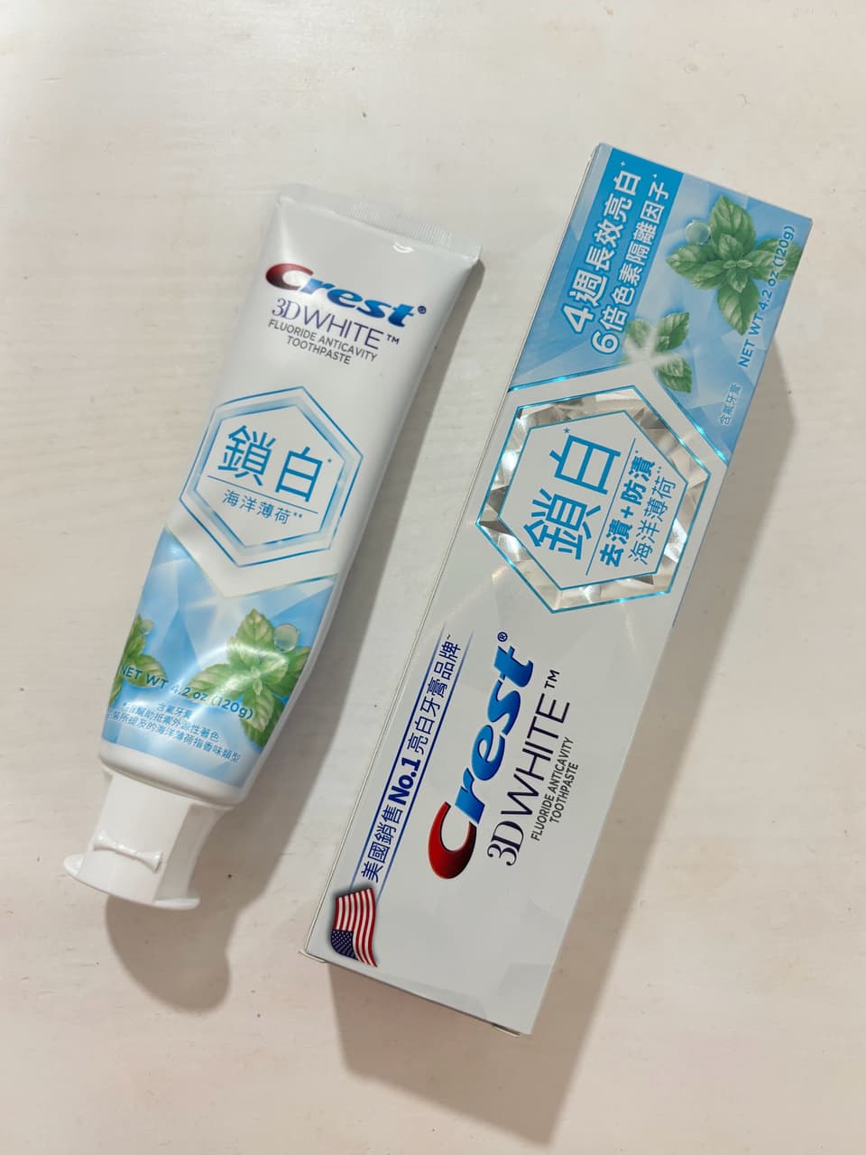 #開箱 在家也能做牙齒美白🦷Crest香氛鎖白牙膏🦷推薦 - 美妝板 | Dcard