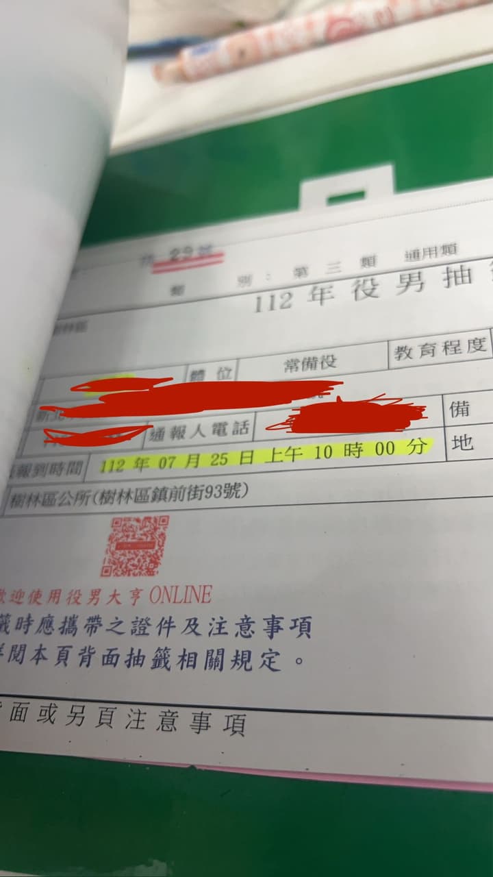 發問 收到當兵抽籤 但我還上大學 問答板 Dcard