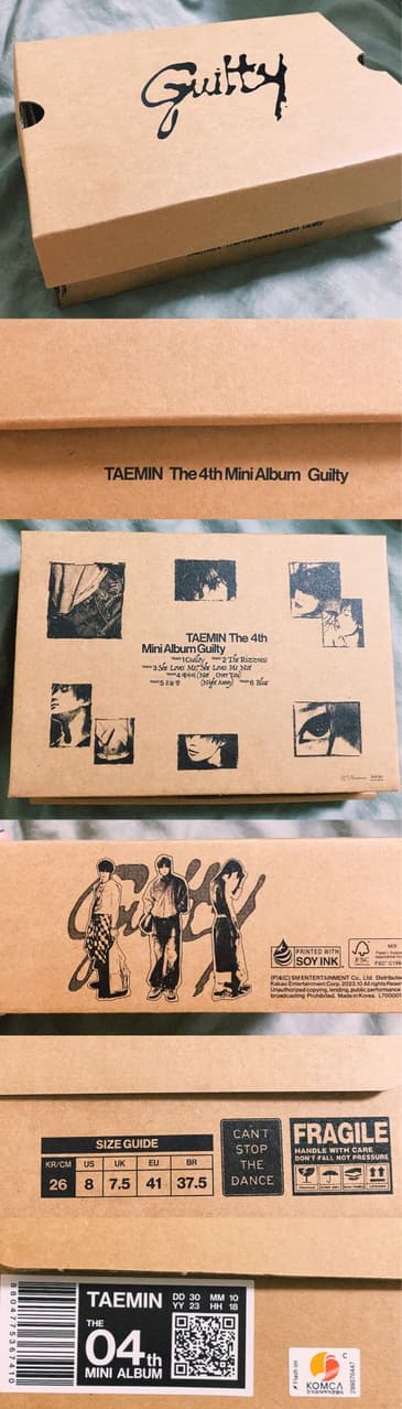 #分享 泰民 Guilty專輯 box版開箱 買到賺到 - 追星板 | Dcard