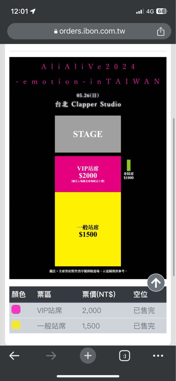 #閒聊 AliA票怎麼2分鐘就賣光了 - 追星板 | Dcard