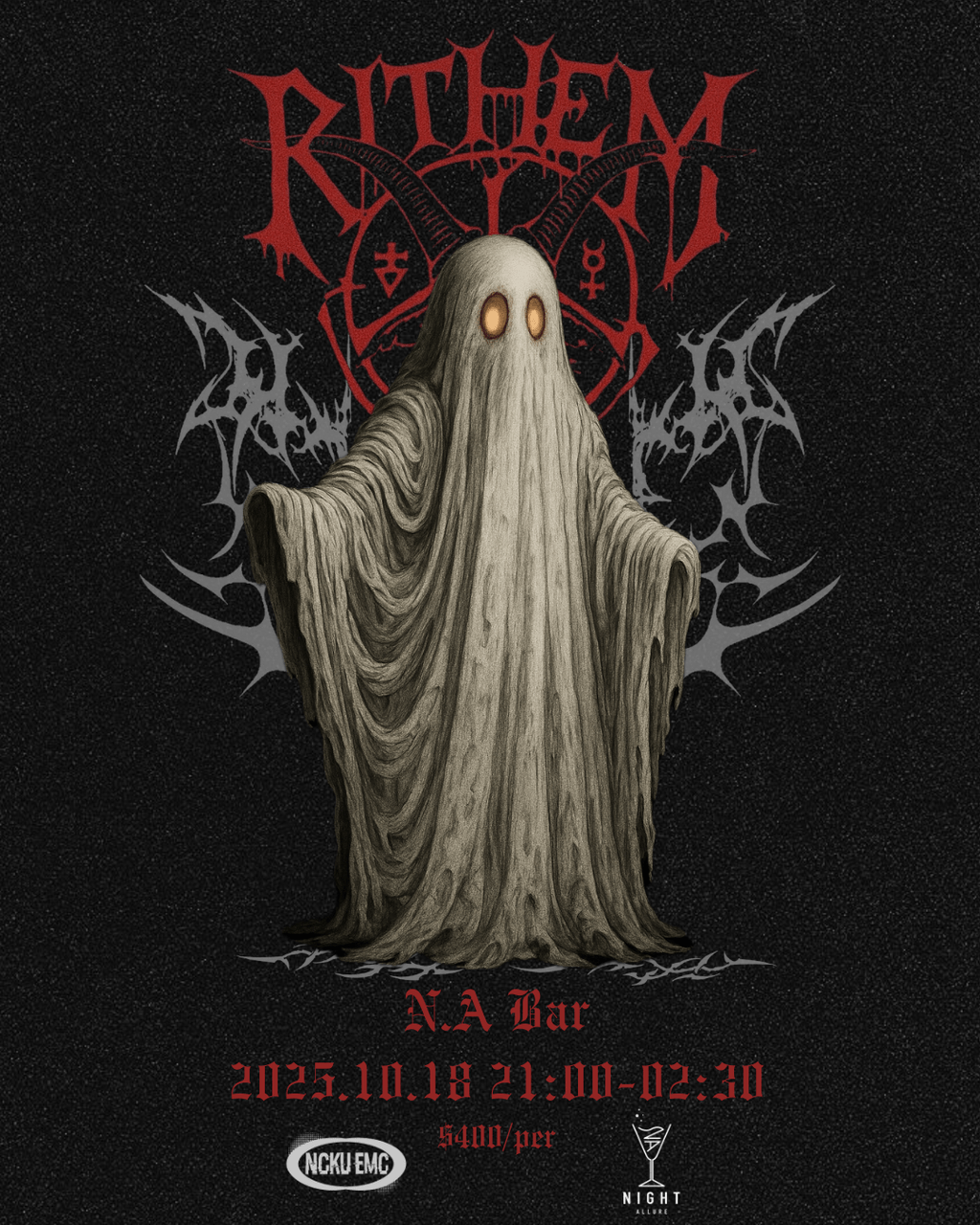 借版宣傳：「Rithem」──電子音樂社萬聖節Party - 成功大學板 | Dcard