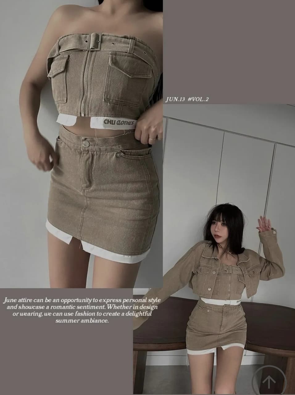 #我要賣 降價出清 chuclothes美式復古水洗牛仔set組🩷 - 二手交易板 | Dcard