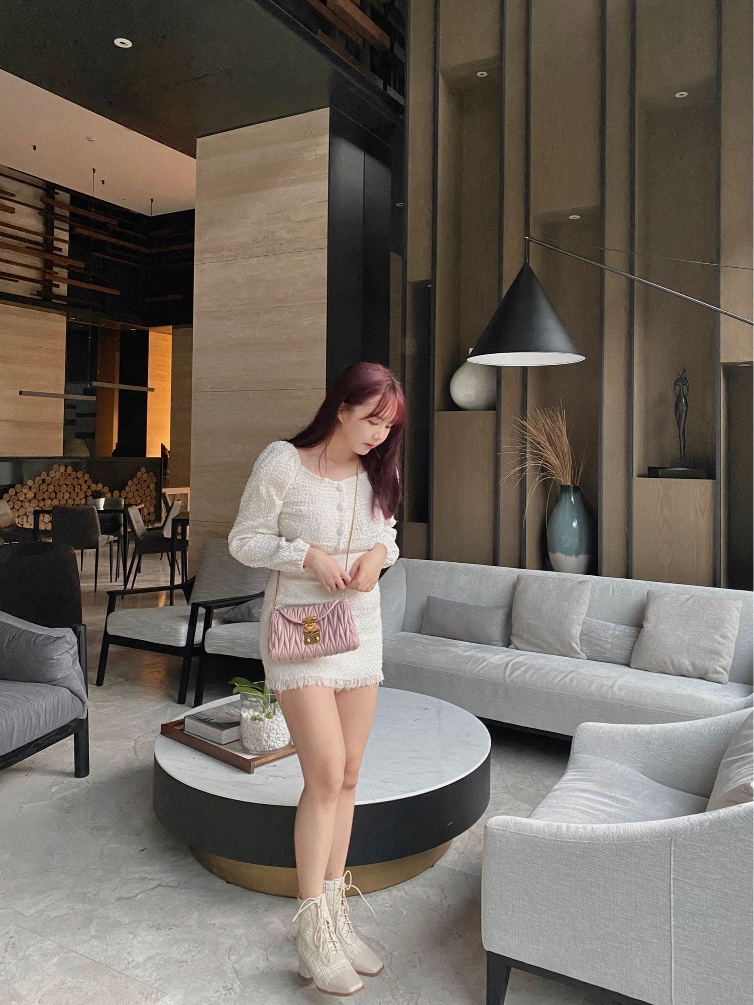 #分享 160cm微肉女孩5套貴氣小香風穿搭🤍🖤𝐩𝐚𝐫𝐭𝟏𝟓 #自我投資 - 穿搭板 | Dcard