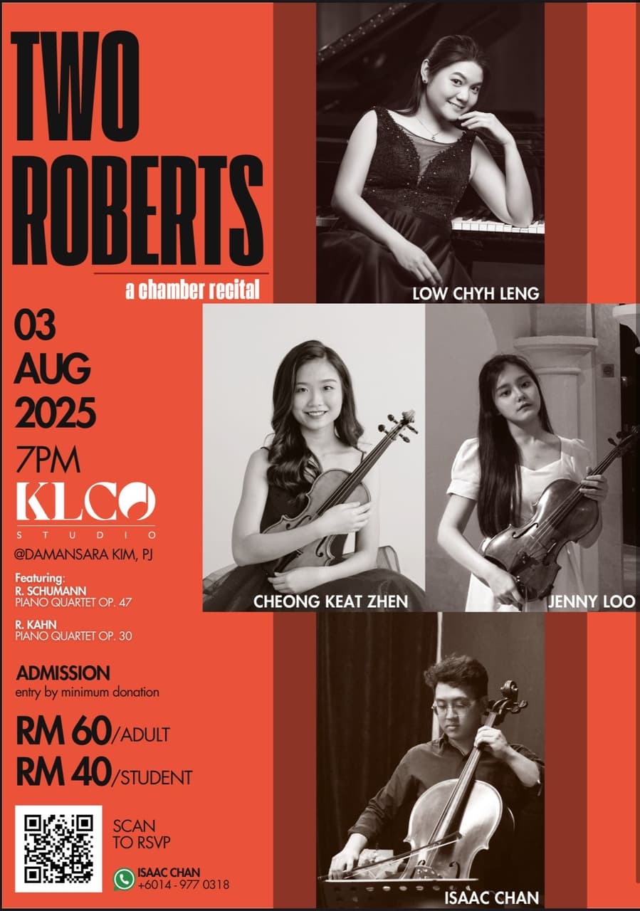 🎻A Chamber Recital: TWO ROBERTS 🎹 - UCSI板 | Dcard