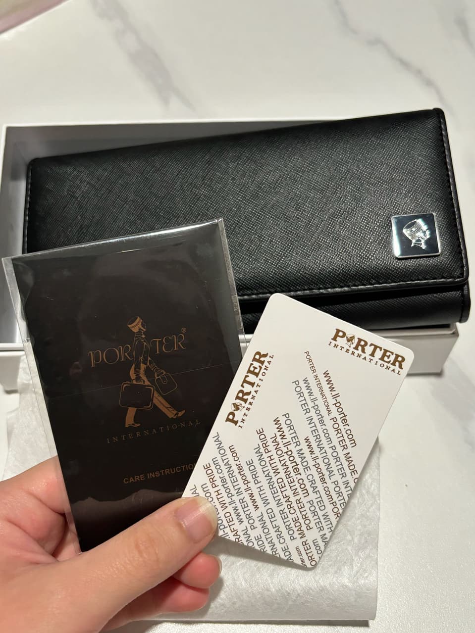 #我要賣 （已售出）全新porter黑色長夾 - 二手交易板 | Dcard