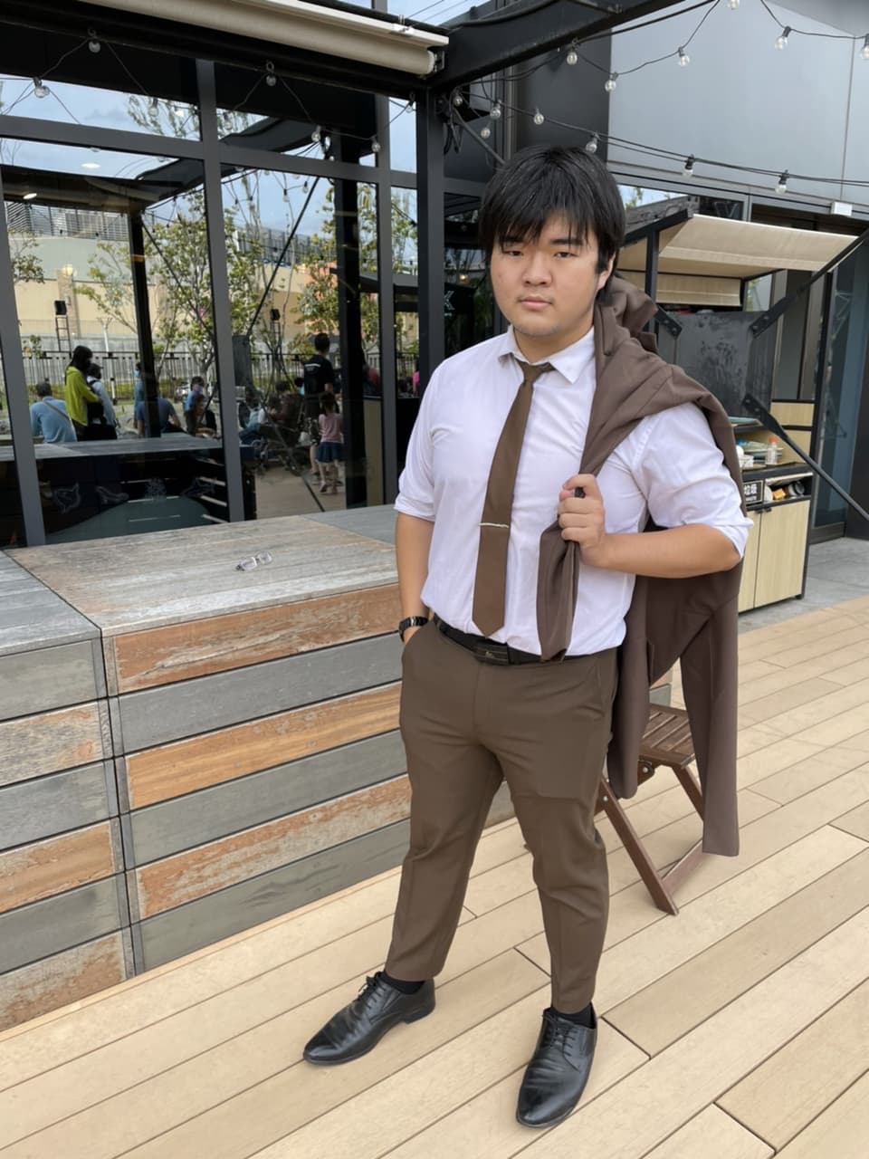 #分享 中秋節逛桃園X park之西裝穿搭 - 穿搭板 | Dcard