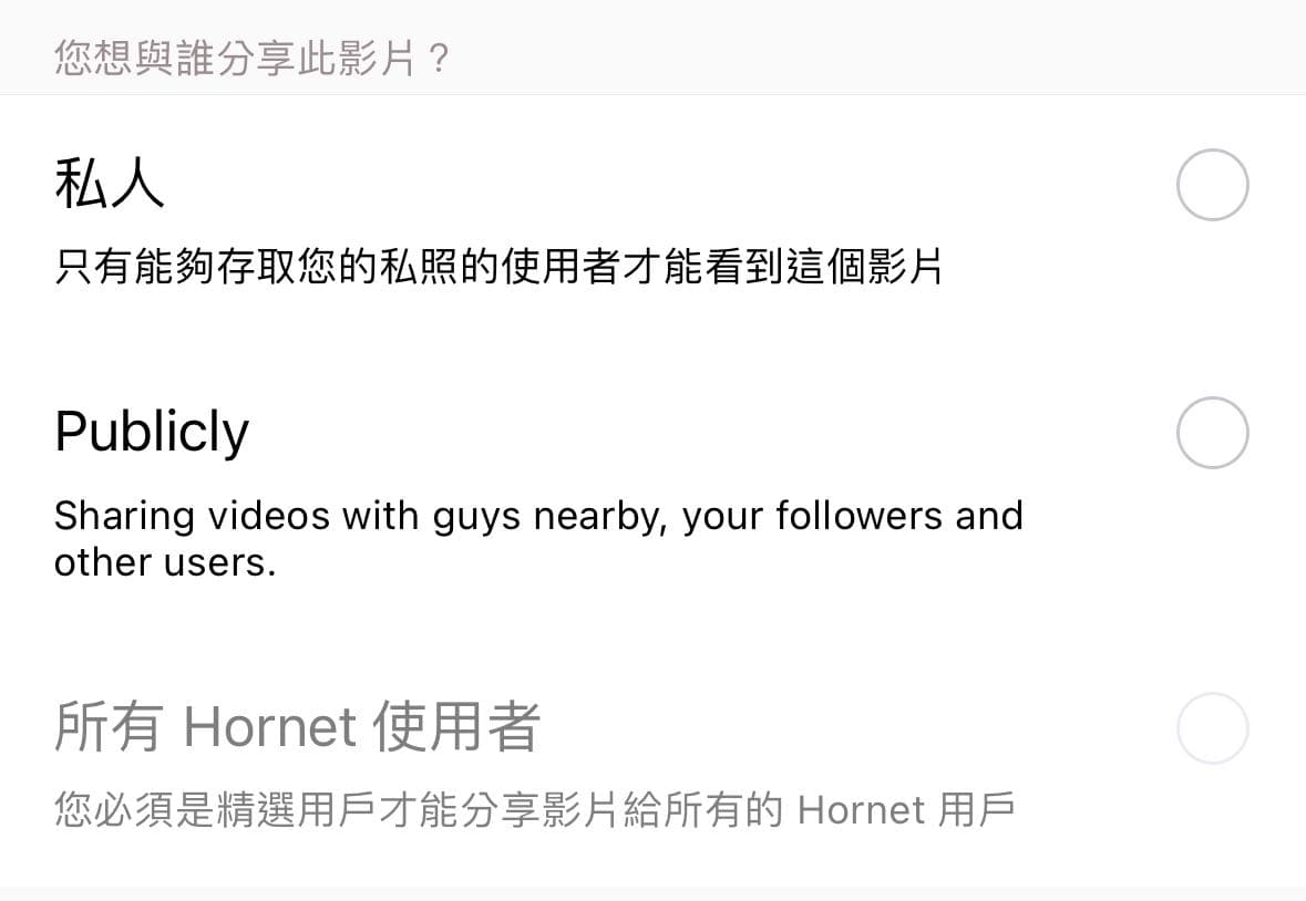 hornet 限時動態影片的問題 - 彩虹板 | Dcard