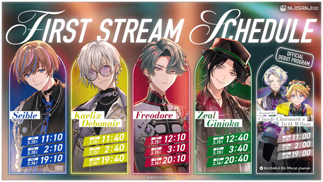 #彩虹社EN 4人新男團BY THE BEAT出道! - VTuber板 | Dcard