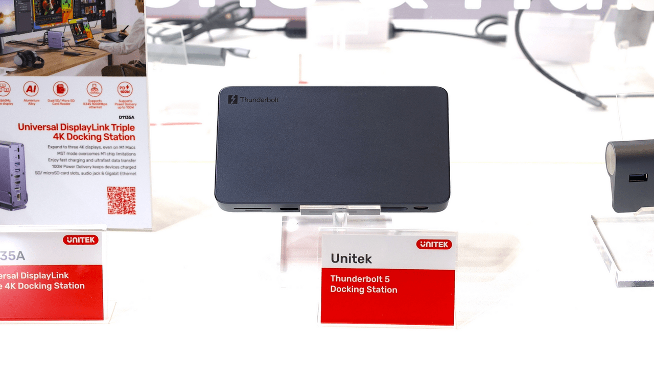 我想帶走這幾樣……COMPUTEX 2025 Unitek 首度亮相 Thunderbolt 5 Dock - EnterBox (@enterbox) | Dcard