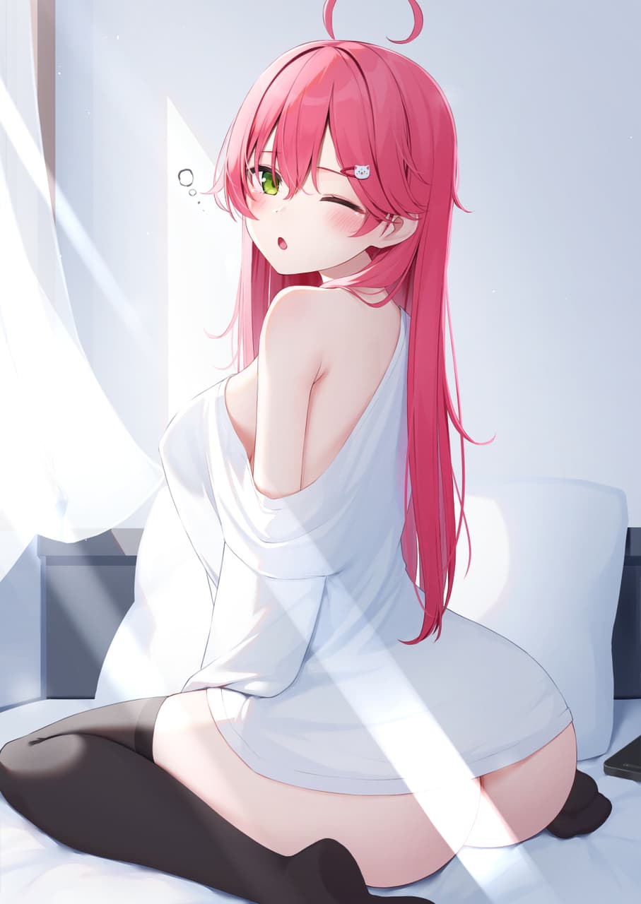 早上剛起床的みこち🩷🌸 - さくらみこのみこぴー (@sakuramiko35p) | Dcard