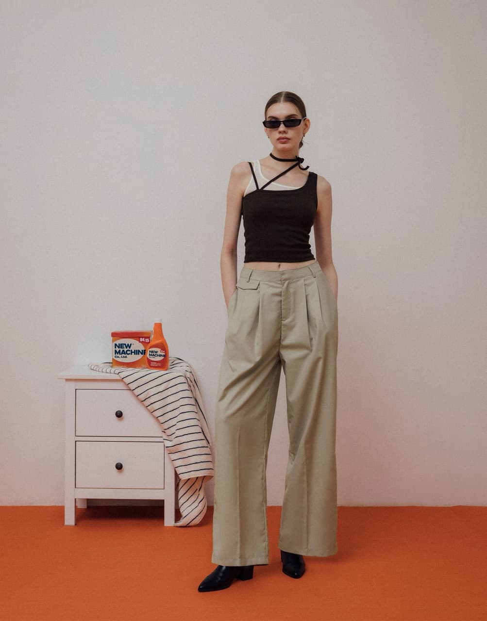 #我要賣 全新 Pazzo MIT綁帶不對稱造型BRATOP - 二手交易板 | Dcard