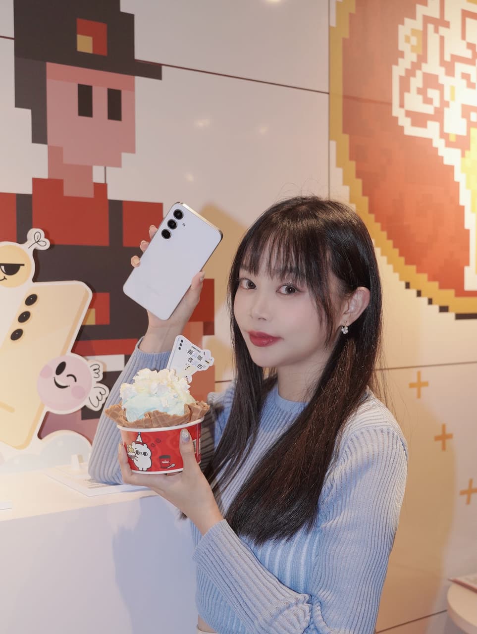 Samsung Galaxy A55 5G x COLD STONE 聯名冰淇淋限時開賣！ - 多莉 (@dorisxlife) | Dcard